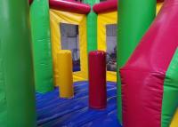 China Kids Happy Hop Jumping Castle With Slide For Birthday Party OEM for sale