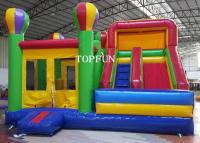 China Kids Happy Hop Jumping Castle With Slide For Birthday Party OEM for sale
