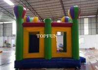 China Kids Happy Hop Jumping Castle With Slide For Birthday Party OEM for sale