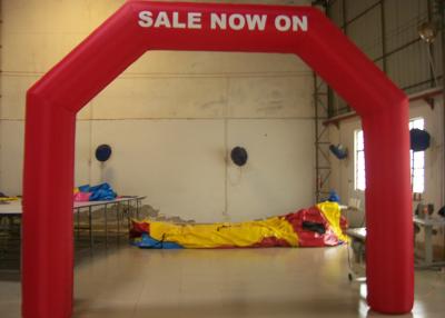 China Red Airtight Inflatable Arches Water Proof / Commercial Inflatable Christmas Arch for sale