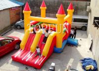 China Amusement Park Inflatable Jumping Castle Plato PVC Tarpaulin 6x5m for sale