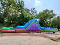 China Colorful Inflatable 70ft WET Ultimate Obstacle Course Combo for sale