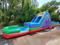 China Colorful Inflatable 70ft WET Ultimate Obstacle Course Combo for sale