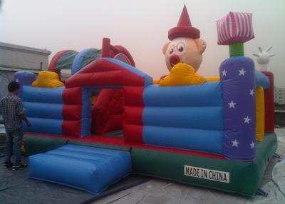 China 0.55 Mm PVC Tarpaulin Inflatable Playground Kids Amusement Parks for sale