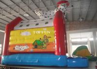 China 5 X 4 M Cute Funny Kids Bounce House Inflatables With Animal Cartoon for sale