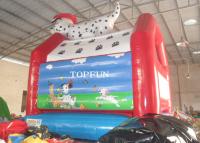 China 5 X 4 M Cute Funny Kids Bounce House Inflatables With Animal Cartoon for sale