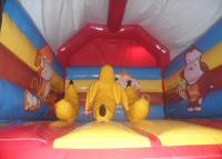 China Outdoor PVC Tarpaulin Monkey Kids Inflatable Bouncy House Family Use for sale