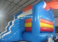 China Custom 4 X 4 M Fish Shape Happy Hop Inflatable Jumping Castle For Kids for sale