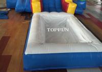 China 7 X 4M Amusement Park Kids Jumping Castle Inflatable With Pool Slide for sale