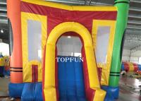 China 7 X 4M Amusement Park Kids Jumping Castle Inflatable With Pool Slide for sale
