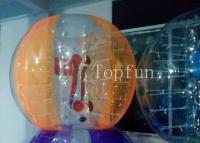 China EN14960 Colorful Inflatable Soccer Bubble With Best Plato , 1.0mm PVC for sale