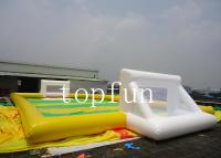 China Fire Resistant Inflatable Football Field Sewn Stitching 14m X 8m for sale