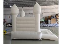 China Inflatable Bouncer Castle White Wedding Bouncer Inflatable House For Kids for sale