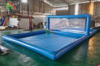 China Inflatable Sports Games Customized Inflatable Water Pool Field Volleyball Court for sale