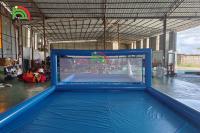 China Inflatable Sports Games Customized Inflatable Water Pool Field Volleyball Court for sale