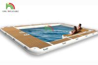 China Inflatable Swimming Pools Family Portable Square Yacht Pools For Lakes And Seas for sale