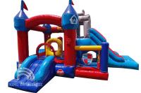 China Inflatable Bouncer Castle Kids Bouncy House Jumping Castles With Slide for sale