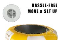 China Water Trampoline Inflatable Water Toy Bouncers Recreation Rental Jump Floating Trampolines for sale