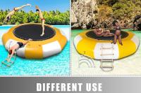 China Water Trampoline Inflatable Water Toy Bouncers Recreation Rental Jump Floating Trampolines for sale