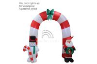 China Inflatable Arches Santa Claus Snowman Outdoor Inflatable Advertising Christmas Decorations for sale