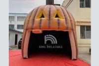 China Inflatable Pumpkin Tent Halloween Event Party Inflatable Promotional Advertising Tent For Rental for sale