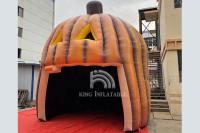 China Inflatable Pumpkin Tent Halloween Event Party Inflatable Promotional Advertising Tent For Rental for sale