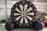 China 13*13 Ft Huge Inflatable Soccer Darts Entertainment Giant Inflatables Football Dart Game for sale