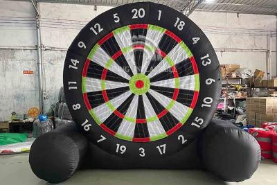 China 13*13 Ft Huge Inflatable Soccer Darts Entertainment Giant Inflatables Football Dart Game for sale