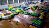 China 0.9mm PVC Tarpaulin Giant Inflatable Water Parks Durable With 30 * 27m for sale