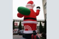 China Giant 33 Ft / 10M Inflatable Santa Outdoor Inflatable Christmas Decoration Blow Up Santa Claus for sale