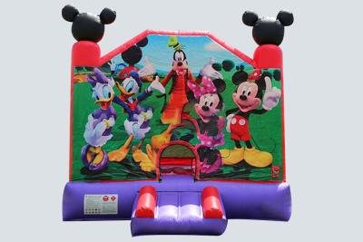 China Inflatable Bouncer Castle House Party Jumping Bouncer Trampoline Theme Commercial For Kids for sale