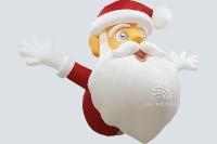 China Christmas Inflatable Snowman 3.6m X 2.0m Outdoor Decorations Air Blown Santa Claus Reclining On The Ground for sale