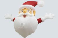 China Christmas Inflatable Snowman 3.6m X 2.0m Outdoor Decorations Air Blown Santa Claus Reclining On The Ground for sale