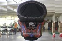 China Giant Inflatable Skull Entrance Halloween Decoration Inflatable Devil Skeleton Skull Head For Club Party for sale