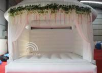 China White Inflatable Wedding Bouncy Castle Inflatable Bouncy House Tent For Adults Kids for sale