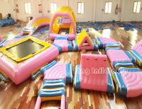 China Exclusive Beach Inflatable Water Parks Lake Floating Water Games For Kids for sale