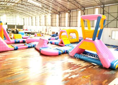 China Exclusive Beach Inflatable Water Parks Lake Floating Water Games For Kids for sale
