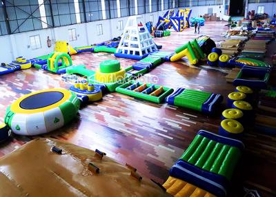 China Great Fun Inflatable Water Park For Open Water Plato 0.9mm PVC Tarpaulin for sale