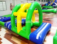 China Great Fun Inflatable Water Park For Open Water Plato 0.9mm PVC Tarpaulin for sale
