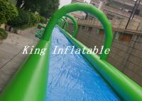 China Outdoor Giant PVC Inflatable Slip N Slide / Water Slide the city 100m city slide For Adults for sale