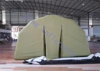 China Green PVC Tarpaulin Military Inflatable Event Tent CE Certification 40m X 10m X 6m for sale
