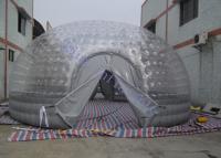 China 8m Diameter Combo Transparent Inflatable Dome Tent For Party / Exhibition for sale