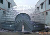 China 8m Diameter Combo Transparent Inflatable Dome Tent For Party / Exhibition for sale