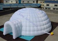 China Double / Quadruple Stitching Inflatable Dome Tent For Camping 3 Years Warranty for sale