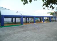 China 0.6mm Pvc Tarpaulin Air Sealed Inflatable White Tent For Event / Warehouse for sale
