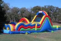 China Inflatable Obstacle Course Rental Blow Up Bounce House Wipeout Races For Adults Kids for sale