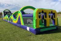 China Commercial Outdoor Inflatable Obstacle Courses Challenge Inflatable Party Games For Adults for sale