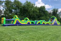 China Commercial Outdoor Inflatable Obstacle Courses Challenge Inflatable Party Games For Adults for sale