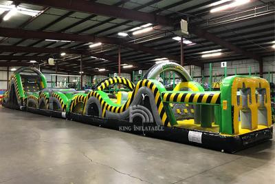 China Inflatable Obstacle Course Commercial Event Hire For Adults Kids for sale