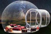 China Inflatable Glamping Dome Bubble Tent Outdoor Transparent Hotels House For Hire for sale
